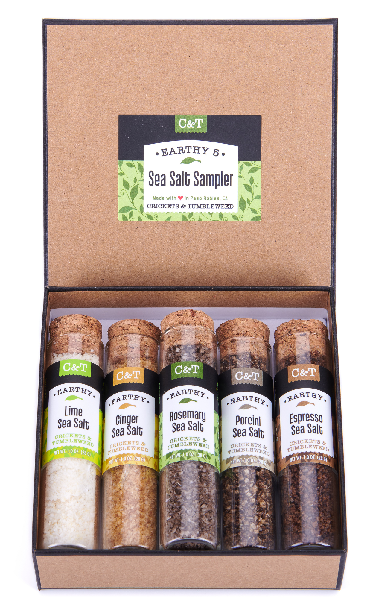 C&T Sea Salt Sampler Earthy 5